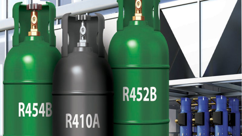What is the difference between R-454b and R410a